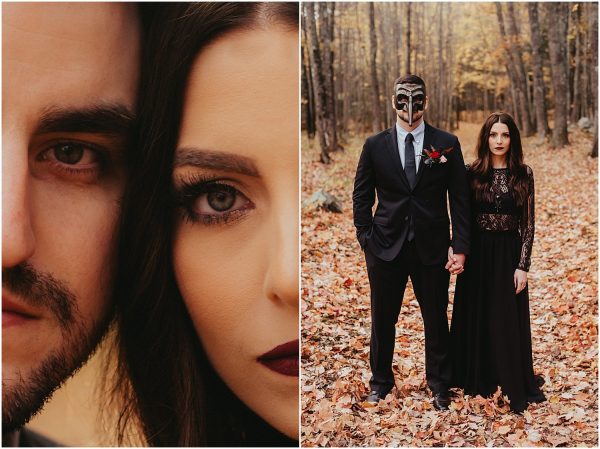 Halloween Inspired Wedding Inspiration - Katelyn Mallett Photography
